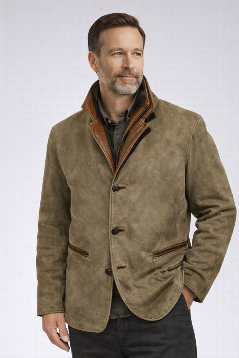FYNN | MEN'S HIGH-COLLAR JACKET – Livanalondon.com